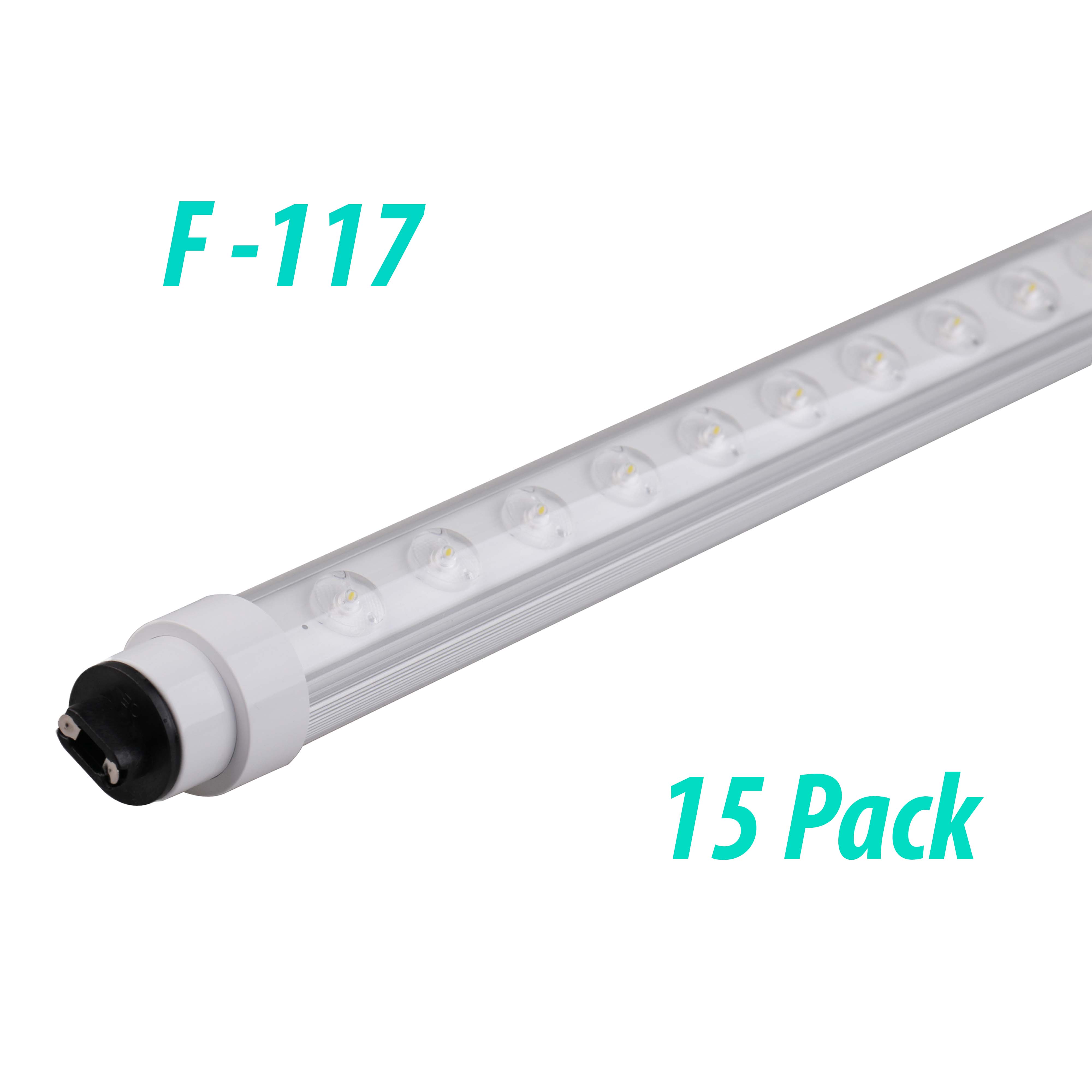 LED Sign Bulb F-117 T10 HO 6000K - 70W - 15 Pack (Additional handling